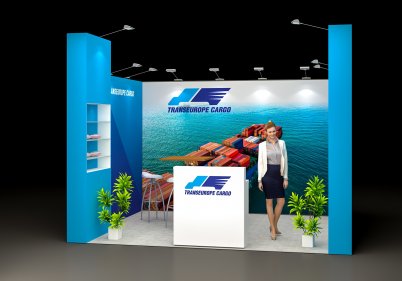 Messestand 4x3 Meter im Design 4x3-007 mieten oder kaufen - isyfair